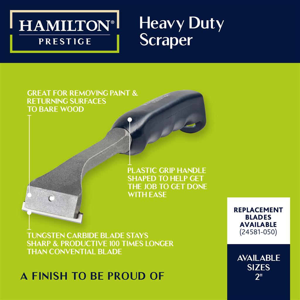 Hamilton Prestige Heavy Duty Scraper 2" With Tungsten Carbide Blade ...